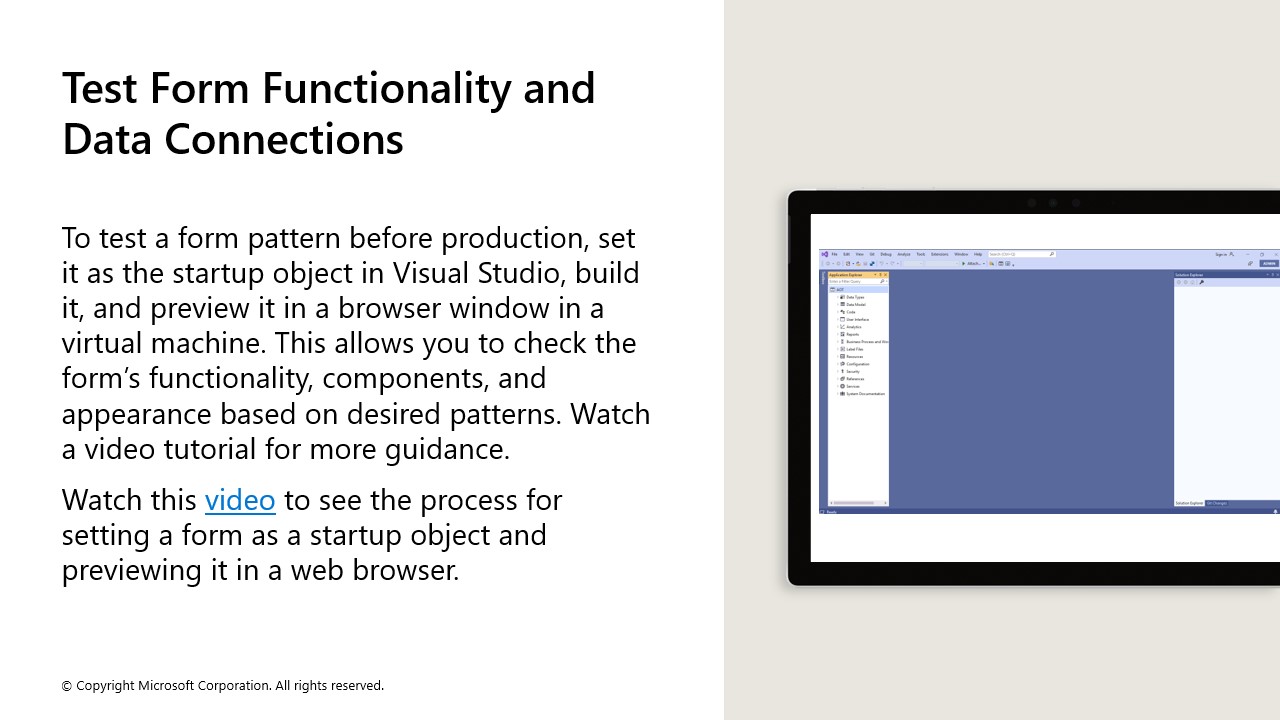Test Form Functionality and Data Connections - Instructor Brandon ...