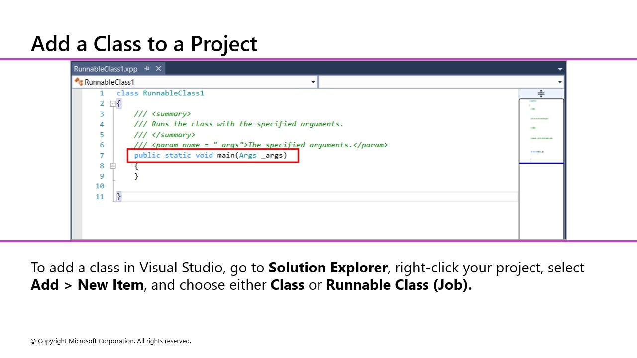 Add a Class to a Project - Instructor Brandon: Online Learning ...