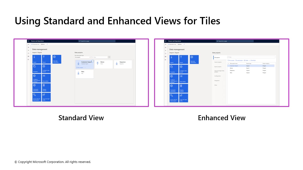 Using Standard and Enhanced Views for Tiles - Instructor Brandon ...