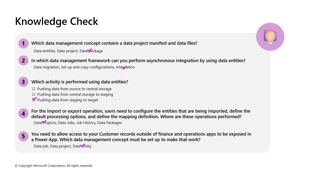 Knowledge Check - Instructor Brandon: Online Learning, Training & Development