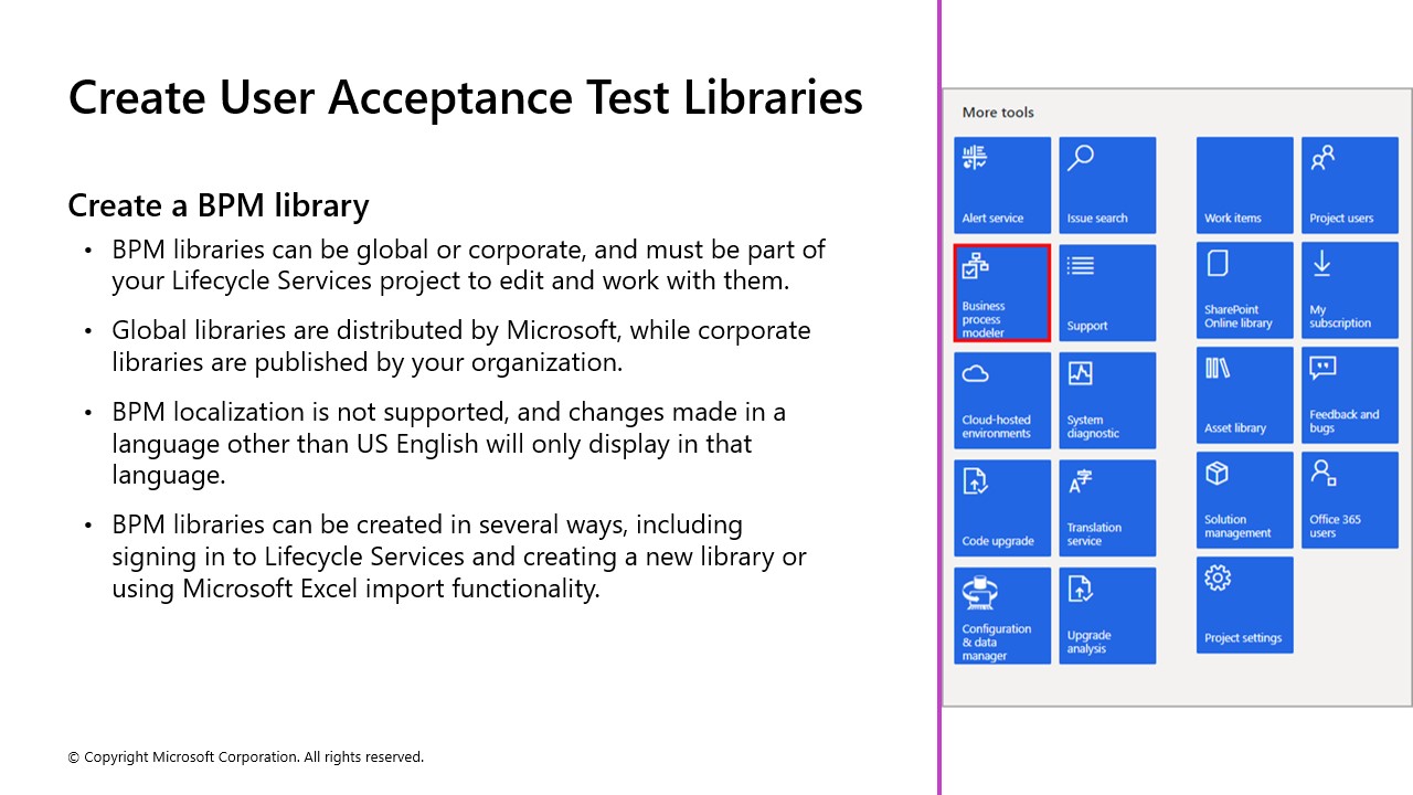 Create User Acceptance Test Libraries - Instructor Brandon: Online ...