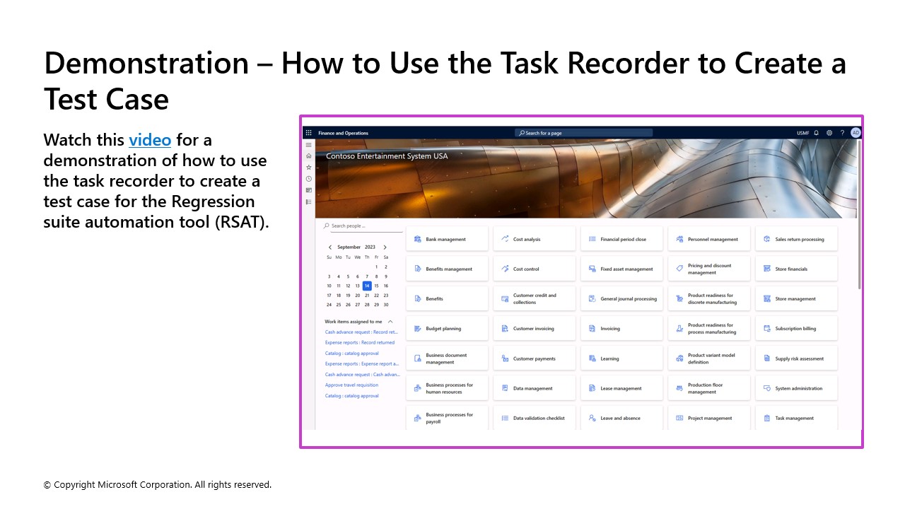 Demonstration How To Use The Task Recorder To Create A Test Case Instructor Brandon Online