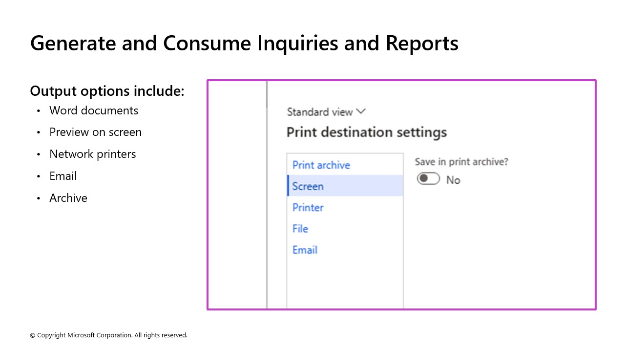 Generate and Consume Inquiries and Reports - Instructor Brandon: Online ...